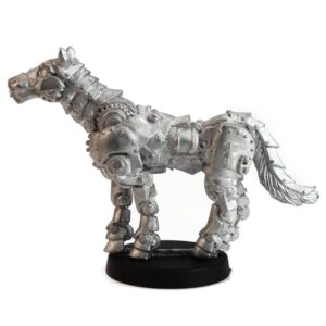 stonehaven clockwork horse miniature figure (for 28mm scale table top war games) - made in us