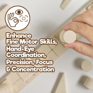 Taksa Toys Ancient Greek Facade Stem Toys Unique Educational Stackable Building Blocks, for Kids Ages 7 8 9 10+ Years Old, Indoor Architectural Kit Learning Games, Montessori Toys for Children, 55 Pcs