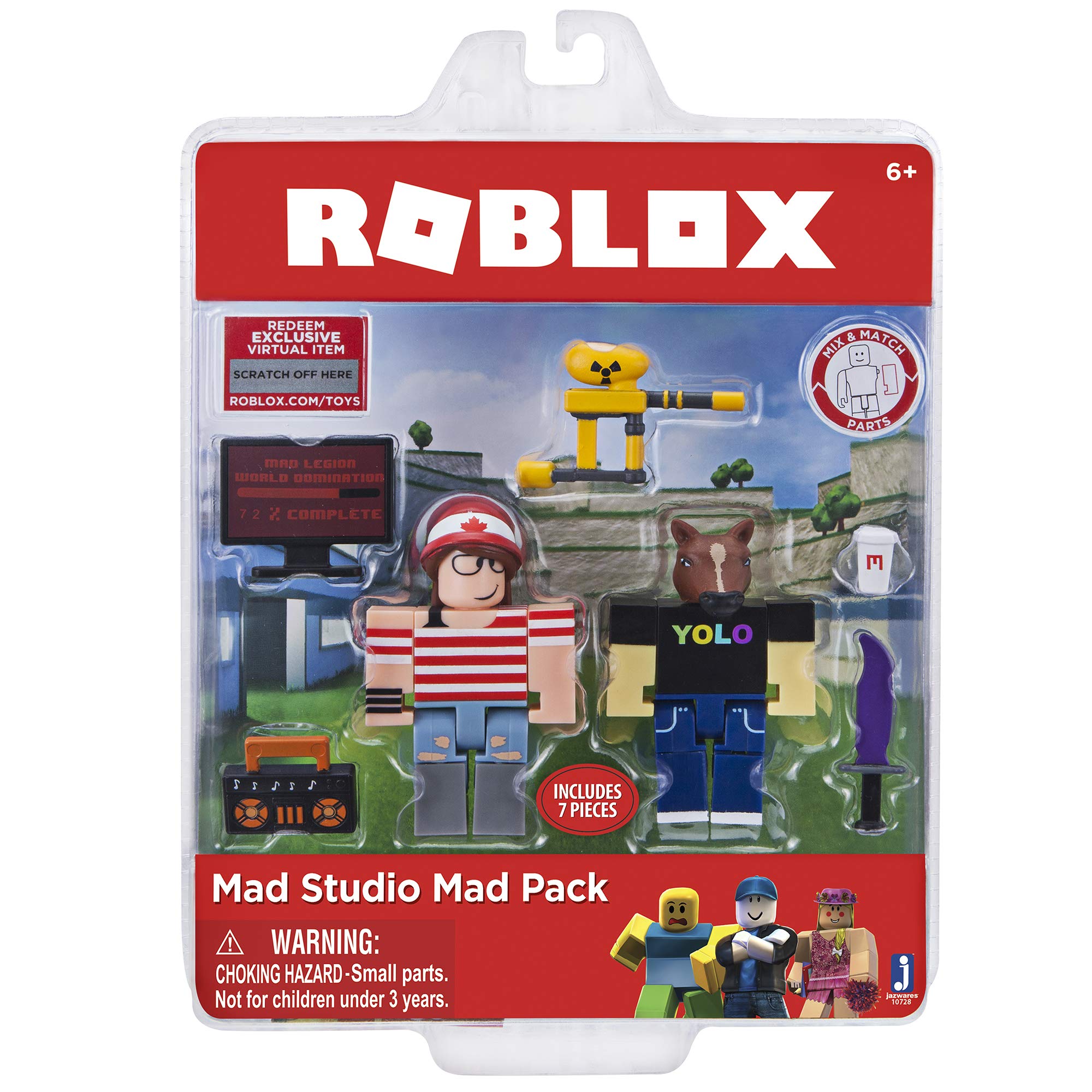 Roblox Action Collection - Mad Studio Mad Pack Game Pack [Includes Exclusive Virtual Item]