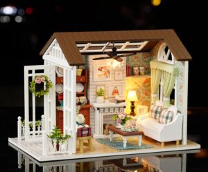 diy miniature dollhouse kit with music box rylai 3d puzzle challenge for adult kids z008