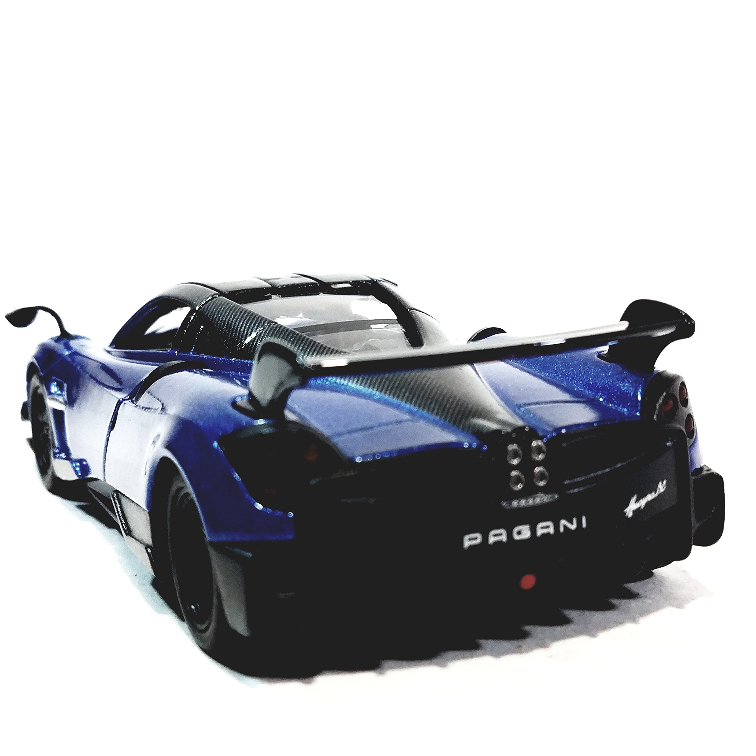 KiNSMART 2016 Pagani Huayra BC Blue 5" 1:38 Scale Die Cast Metal Model Toy Car w/Pullback Action