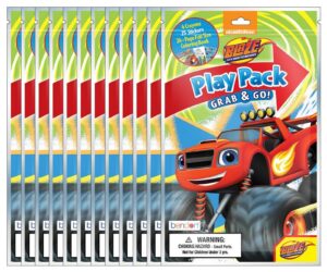 nickelodeon blaze & the monster machines grab & go play packs (pack of 12)