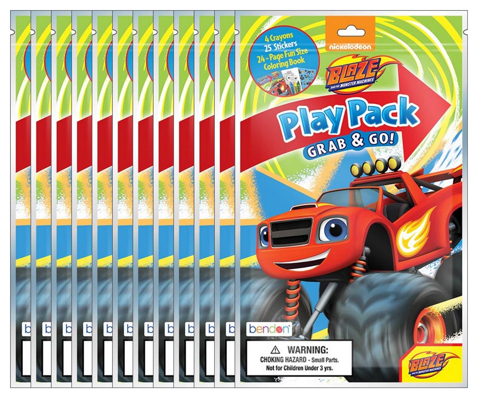 Nickelodeon Blaze & The Monster Machines Grab & Go Play Packs (Pack of 12)