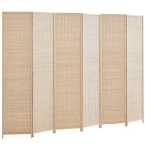 room divider privacy screen 16" room dividers and folding privacy screens 6 panel room divider wall 5.6ft tall bamboo room divider partitions/separator