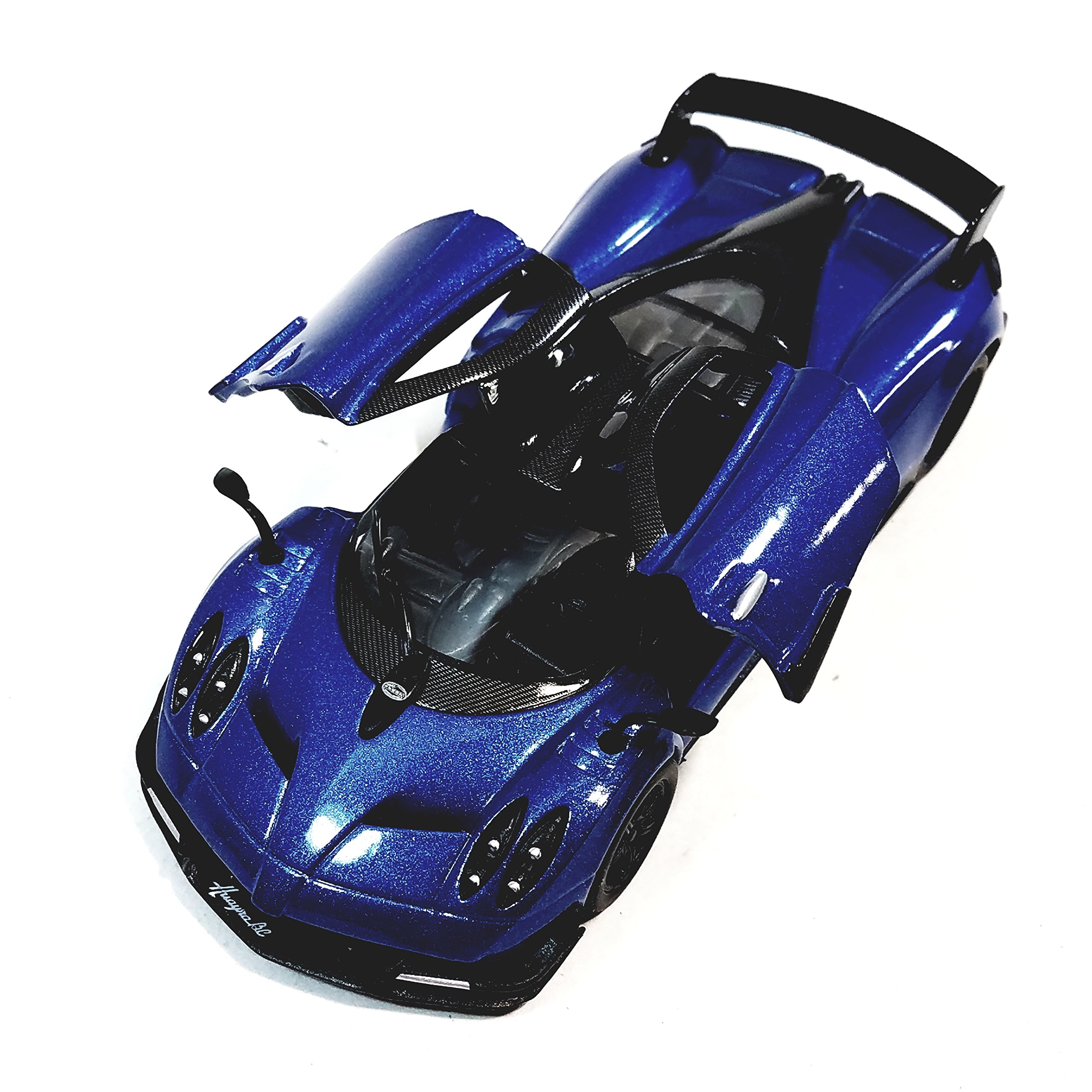 KiNSMART 2016 Pagani Huayra BC Blue 5" 1:38 Scale Die Cast Metal Model Toy Car w/Pullback Action