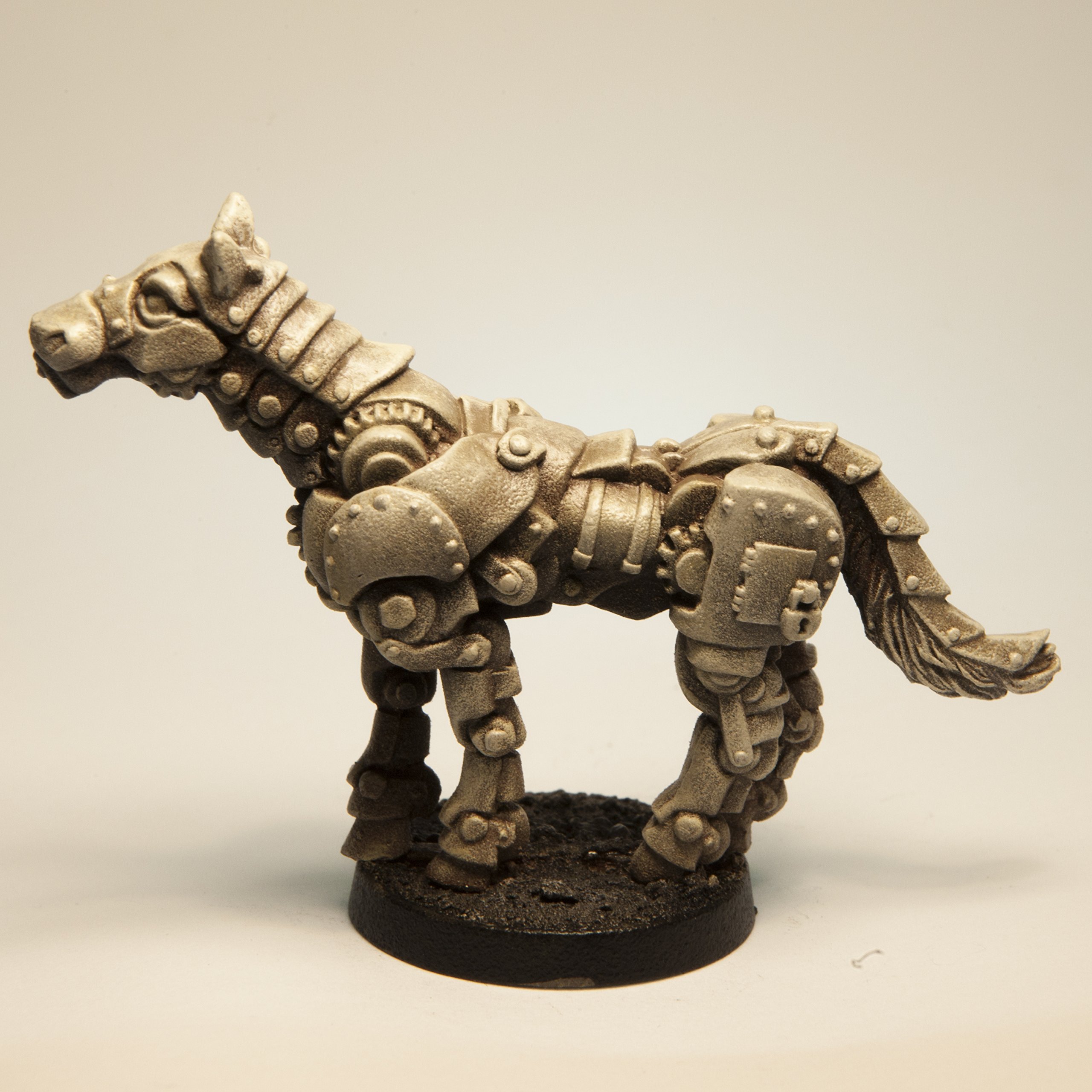 Stonehaven Clockwork Horse Miniature Figure (for 28mm Scale Table Top War Games) - Made in US