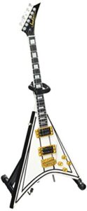 axe heaven rr-086 randy rhoads white flying v mini guitar