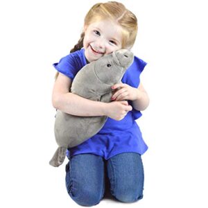 TigerHart Morgan The Manatee - 16 Inch Stuffed Animal Plush (Classic Edition)