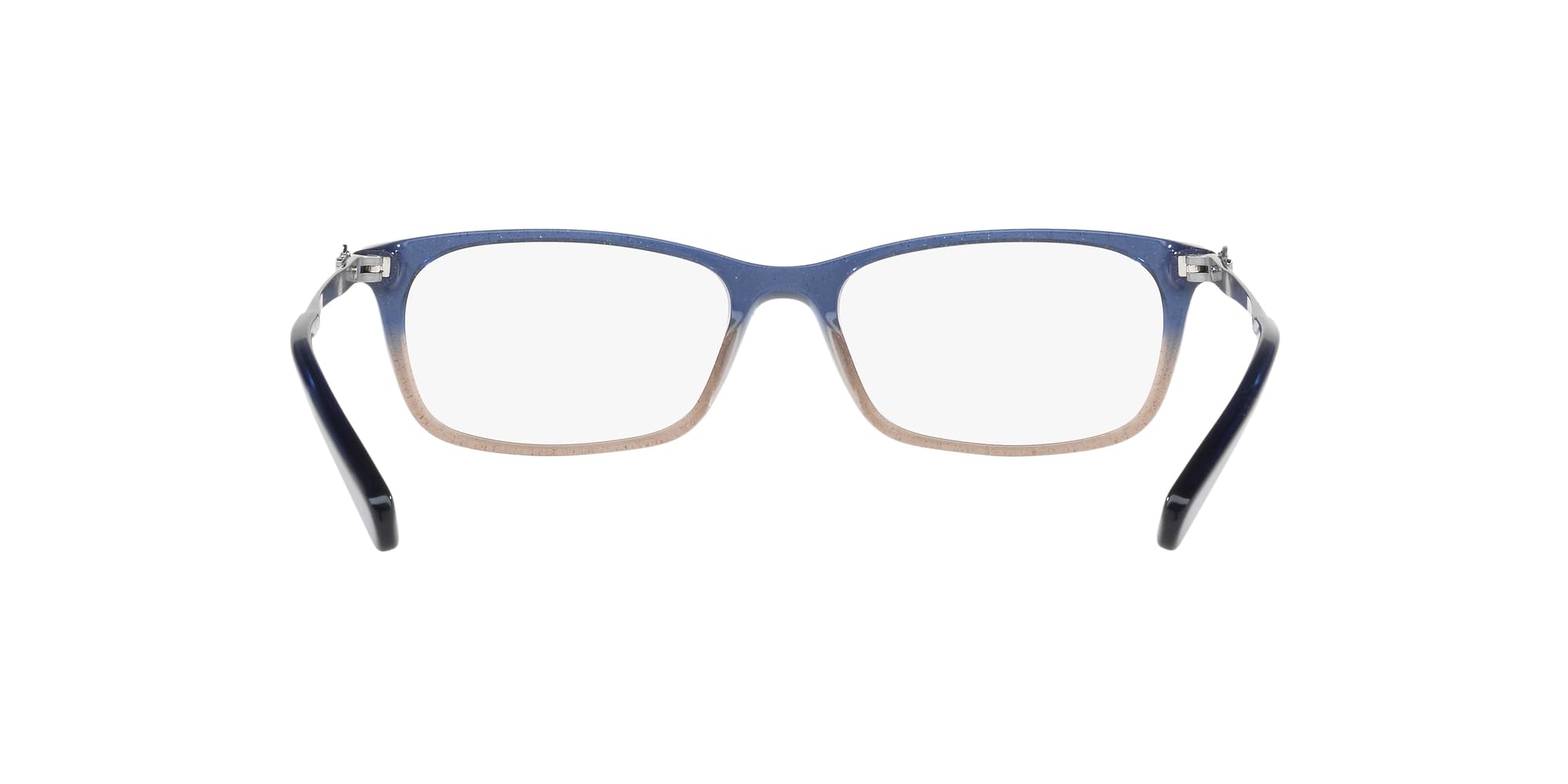 Coach HC6110 Prescription Eyewear Frames, Blue Beige Glitter Gradient/Demo Lens, 50 mm