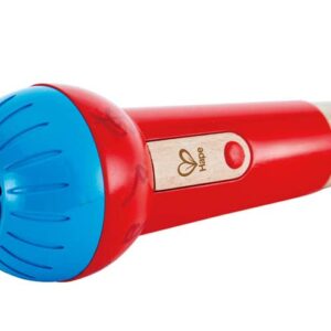 Hape Mighty Echo Microphone | Battery-Free Voice Amplifying Microphone Toy for Kids 1 Year & Up, Red, Model Number: E0337