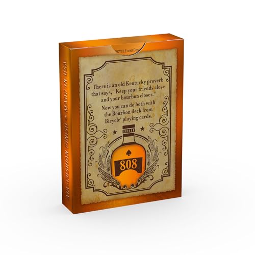 Bicycle Bourbon Playing Cards Brown'