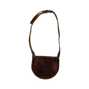 hide & drink, hip and shoulder bag handmade from full grain leather (bourbon brown)