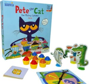 briarpatch pete the cat the missing cupcakes game, fans of pete the cat books, ages 3+