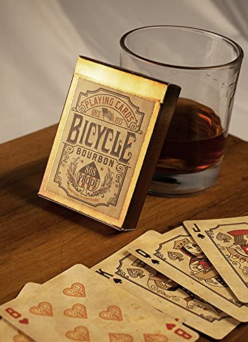 Bicycle Bourbon Playing Cards Brown'