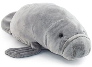 tigerhart morgan the manatee - 16 inch stuffed animal plush (classic edition)