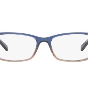 Coach HC6110 Prescription Eyewear Frames, Blue Beige Glitter Gradient/Demo Lens, 50 mm