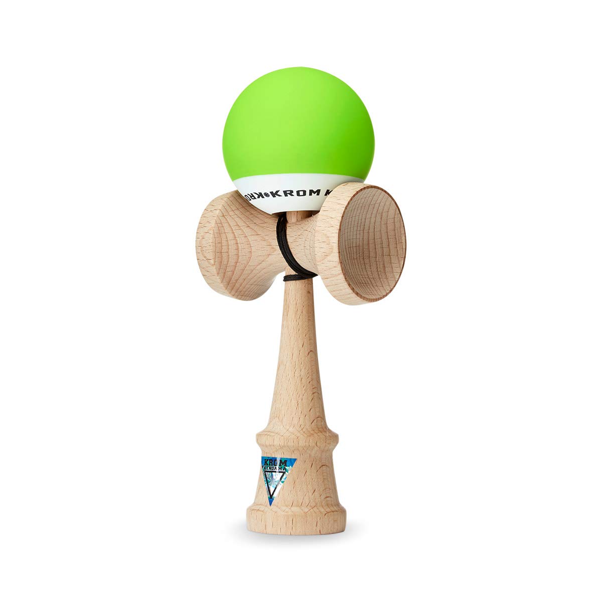 KROM Kendama POP Lime Green – Flawless Balance – Strong and Durable – Enhanced Cognitive Skills – Improved Balance, Reflexes, and Creativity – Kendama Model Pro Made For Beginners and Experts