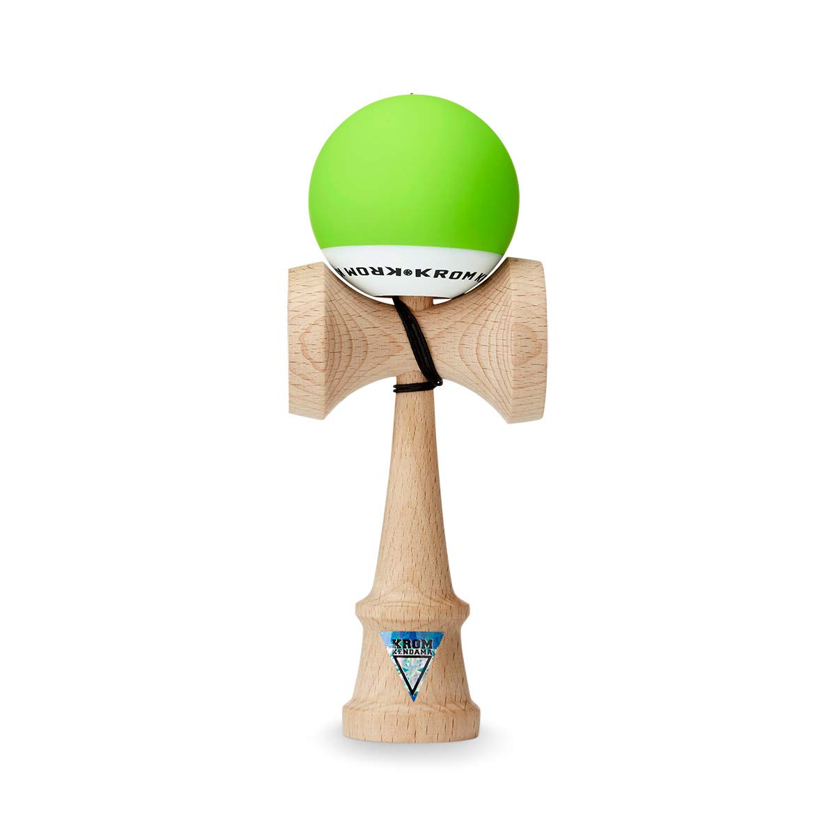 KROM Kendama POP Lime Green – Flawless Balance – Strong and Durable – Enhanced Cognitive Skills – Improved Balance, Reflexes, and Creativity – Kendama Model Pro Made For Beginners and Experts