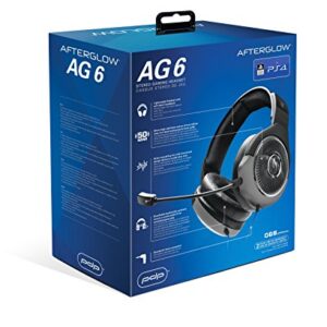 PDP PS4 Afterglow AG 6 Wired Gaming Headset, 051-077-NA-BK