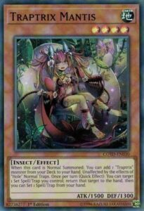 traptrix mantis - cotd-en030 - super rare - 1st edition