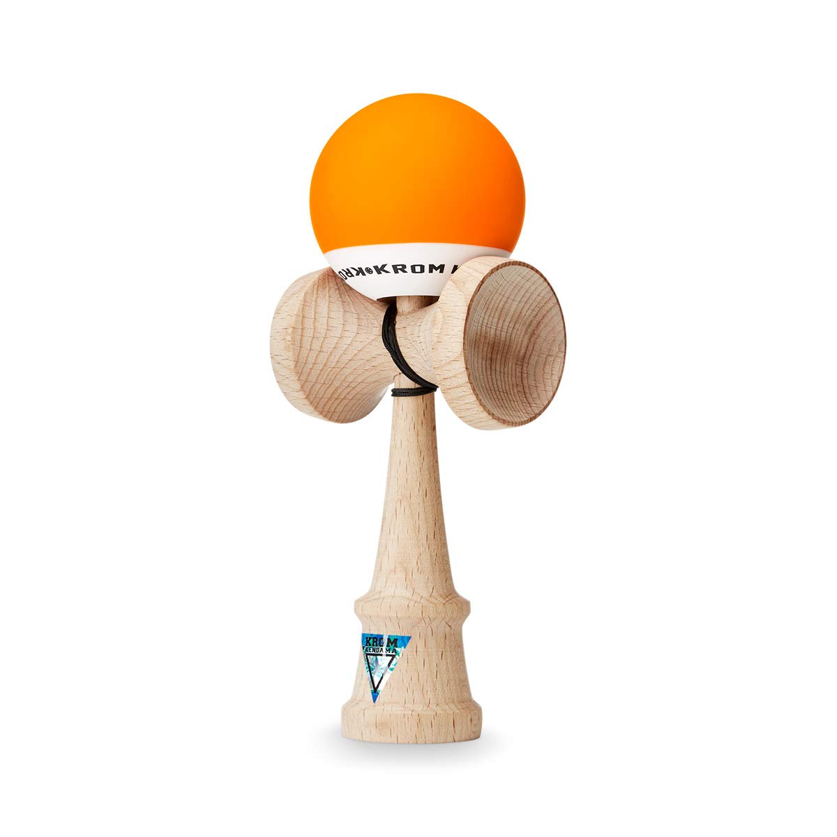 KROM Kendama POP Orange – Flawless Balance – Strong and Durable – Enhanced Cognitive Skills – Improved Balance, Reflexes, and Creativity – Kendama Model Pro Made For Beginners and Experts