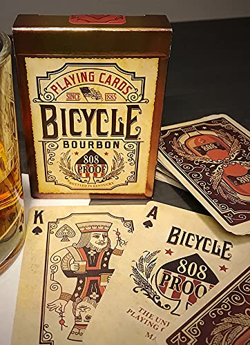 Bicycle Bourbon Playing Cards Brown'