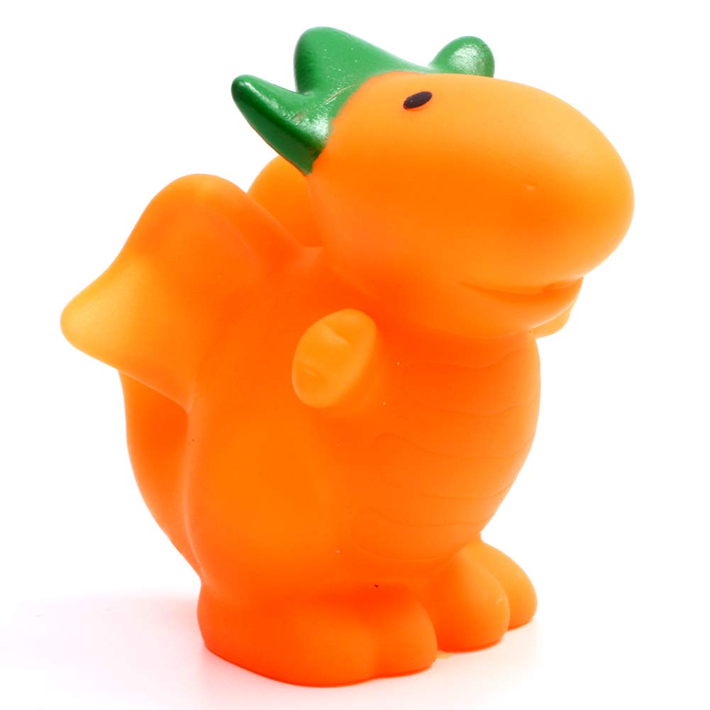 Bathtub Toys Dinosaur Baby Bath Toys Christmas Kids Fun Squirt Toys Floating Bathroom Toys Assorted Colors (6)