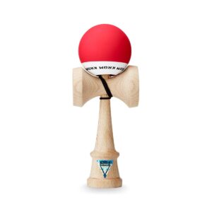 krom kendama pop red – flawless balance – strong and durable – enhanced cognitive skills – improved balance, reflexes, and creativity – kendama model pro made for beginners and experts