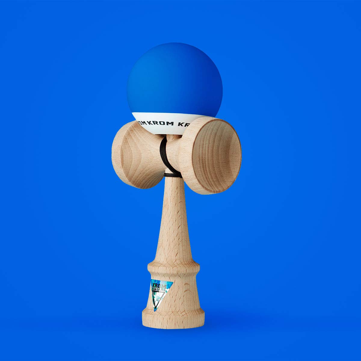 KROM Kendama POP Dark Blue – Smooth Texture and Flawless Balance – Enhanced Cognitive Skills – Improved Balance, Reflexes, and Creativity – Kendama Pro Model for Beginners and Experts