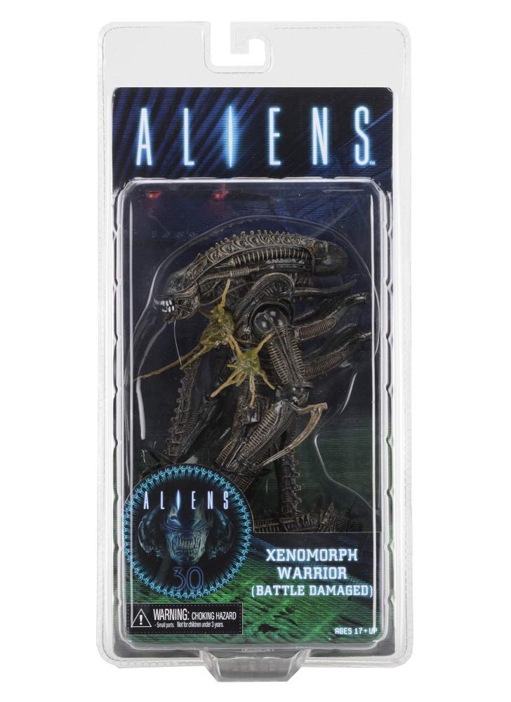 NECA - Aliens 7" scale action figure - Series 12 Xenomorph Warrior Brown (Battle Damaged)