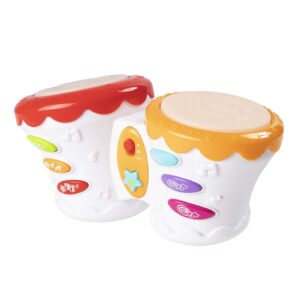 fat brain toys beat bop baby bongo - electronic musical toy for babies & toddlers