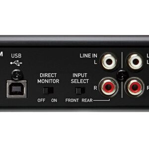 Tascam US-1x2 USB Audio/MIDI Interface with Microphone Preamps and iOS Compatibility