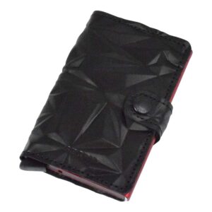 secrid miniwallet in prism black-red