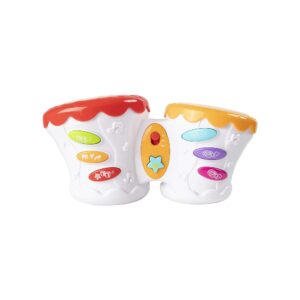 Fat Brain Toys Beat Bop Baby Bongo - Electronic Musical Toy for Babies & Toddlers