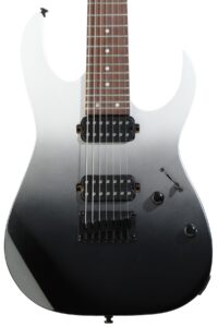 ibanez rg7421 7-string - pearl black fade metallic