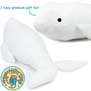 TigerHart Billiam The Beluga - 15 Inch Stuffed Animal Plush