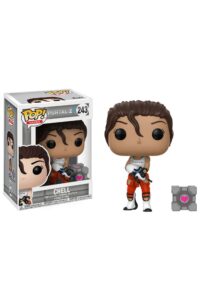 funko pop games: chell collectible vinyl figure with portal gun