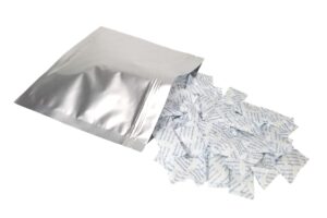 silica gel desiccant 10 gram - no shelf-life - foil-packed moisture absorbers dehumidifiers (100)