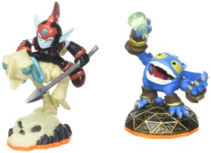 skylanders giants: two (2) characters team pack core series 2 - fright rider & pop fizz