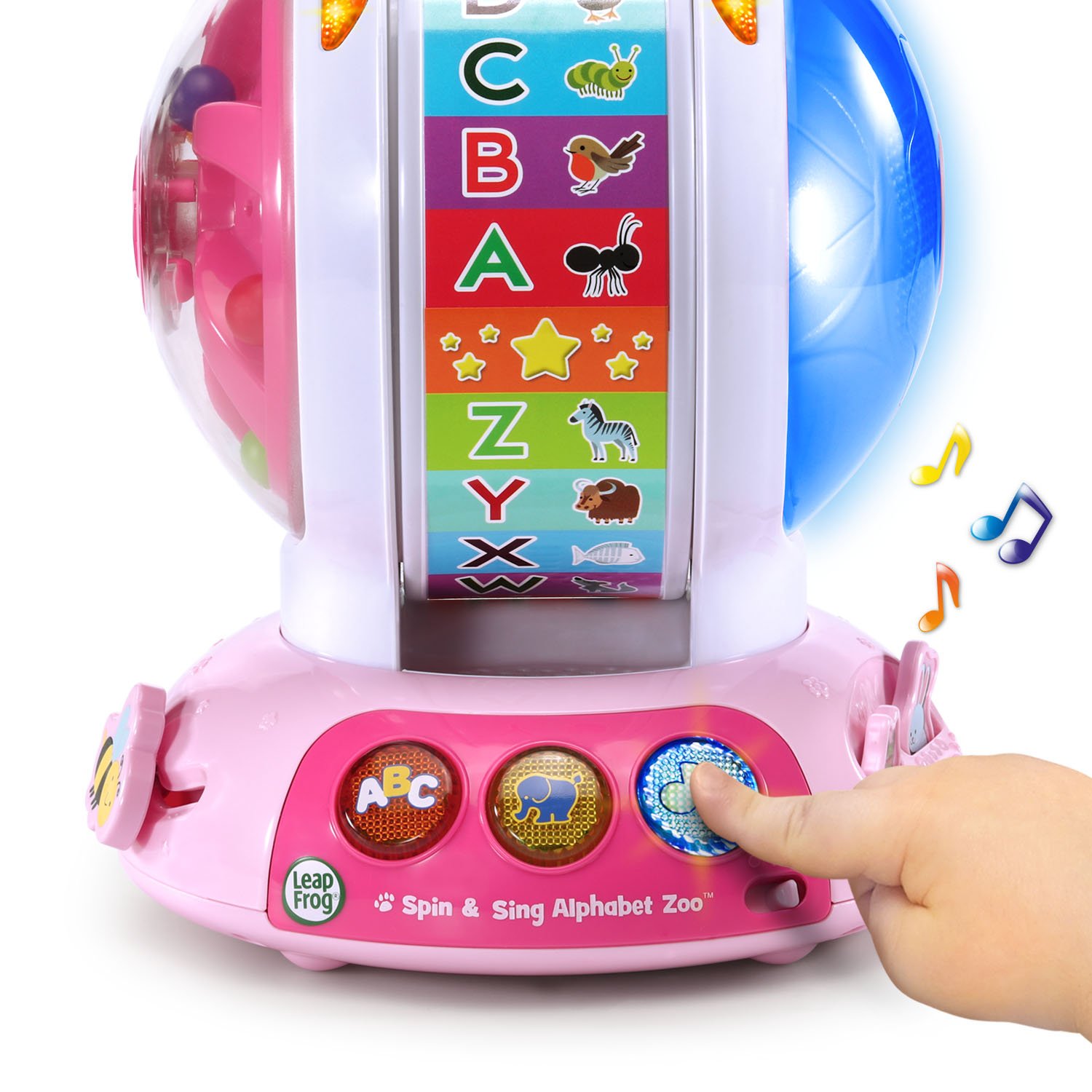 LeapFrog Spin and Sing Alphabet Zoo, Pink