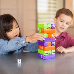 Fat Brain Toys Wobbly Worms Push 'n Pull Worm Tower