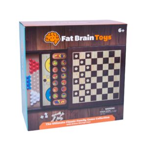 fat brain toys the ultimate classic family game collection - set of 10 board games