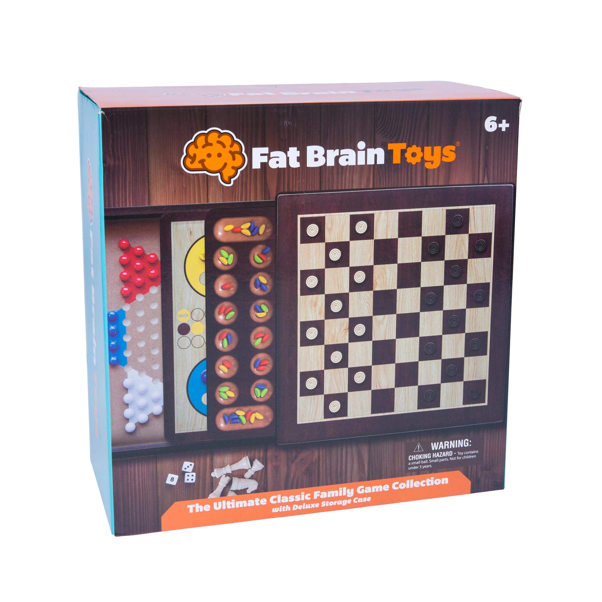 Fat Brain Toys The Ultimate Classic Family Game Collection - Set of 10 Board Games