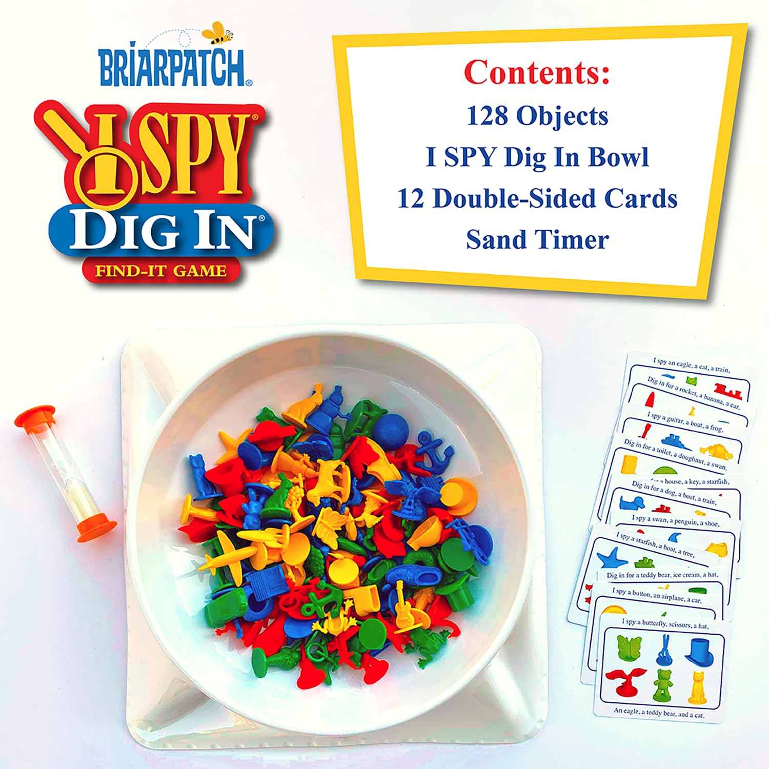 Briarpatch I Spy Dig In Game for Kids, Preschool Learning Activity Game, Family, Fast Paced for Children Ages 5+