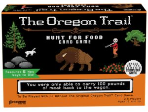 the oregon trail: hunt for food card game - based on the classic computer game by pressman