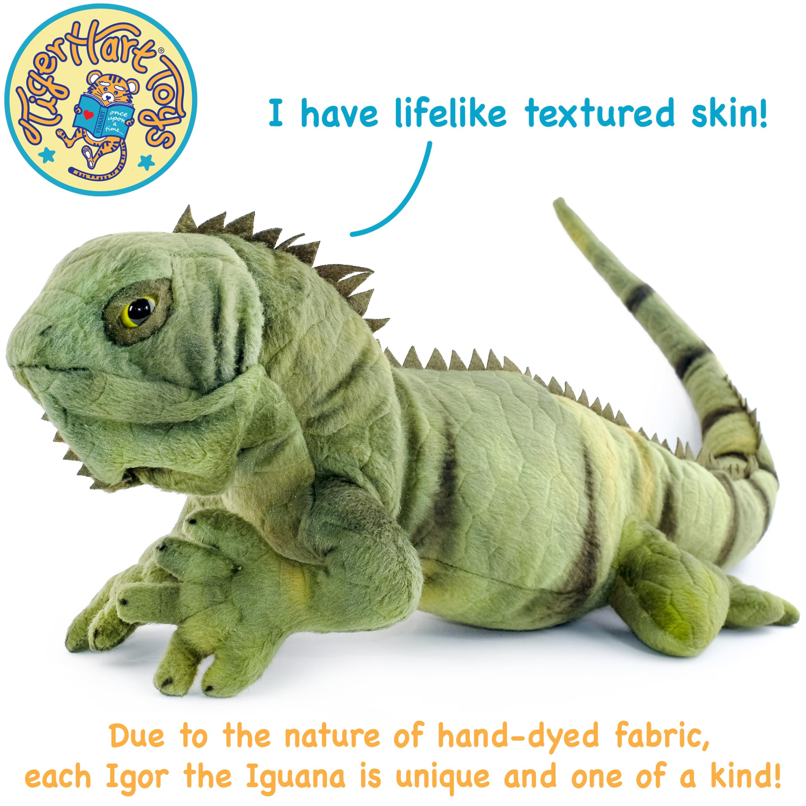 TigerHart Igor The Iguana - 26 Inch Long Stuffed Animal Plush Lizard