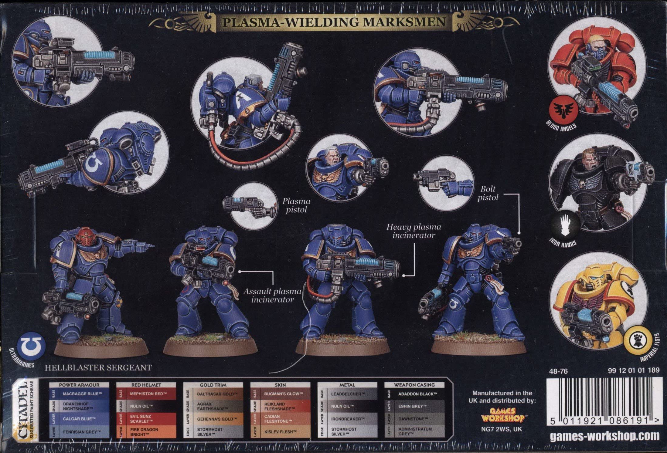 GAMES WORKSHOP 99120101189" Space Marines Primaris Hellblasters Plastic Kit, 12 years to 99 years