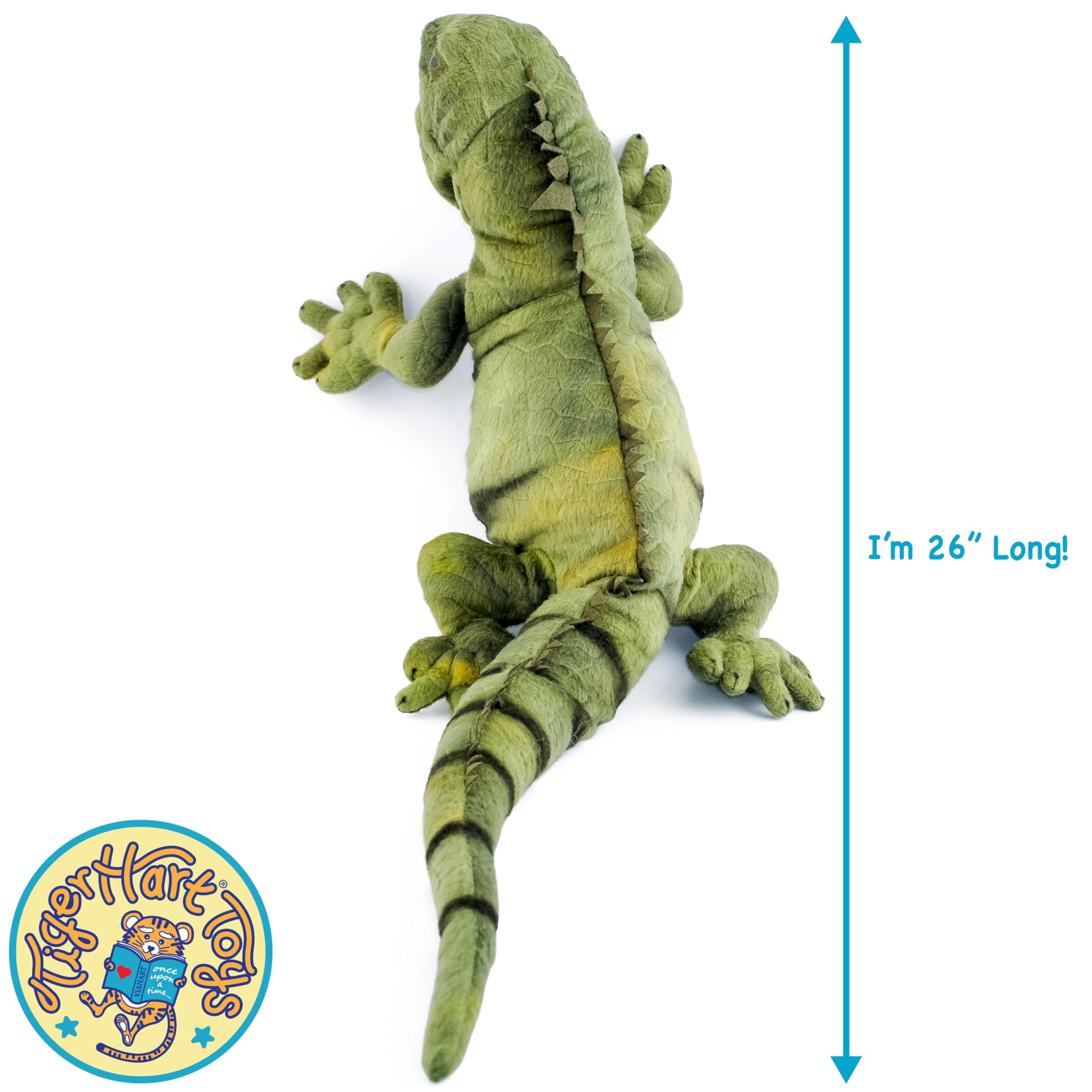 TigerHart Igor The Iguana - 26 Inch Long Stuffed Animal Plush Lizard