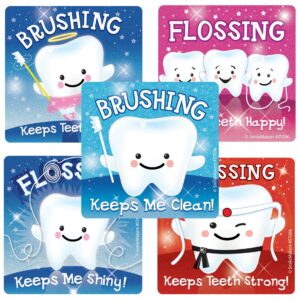 smilemakers glitter teeth stickers - prizes and giveaways - 75 per pack