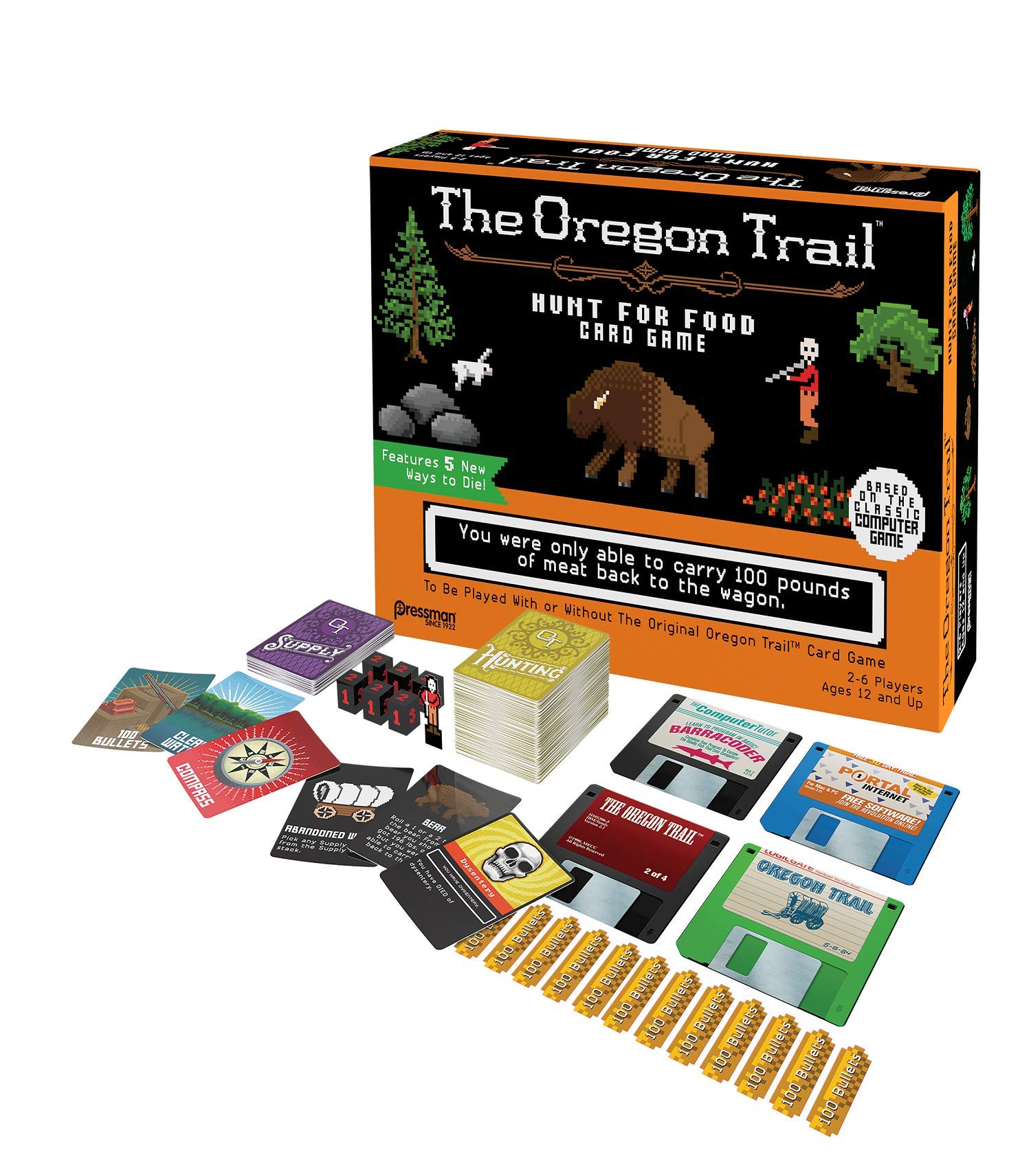 The Oregon Trail: Hunt for Food Card Game - Based On The Classic Computer Game by Pressman